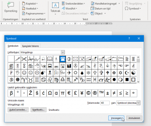 Pictogram van telefoon invoegen in Word - c't