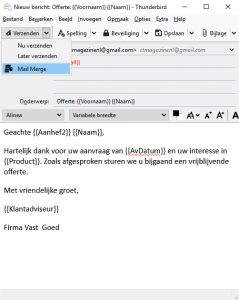 Mailing met pdf versturen vanuit Microsoft Office en LibreOffice - c't