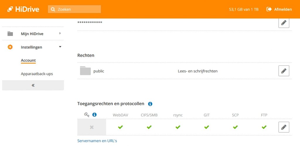 Bestanden veilig uitwisselen met HiDrive