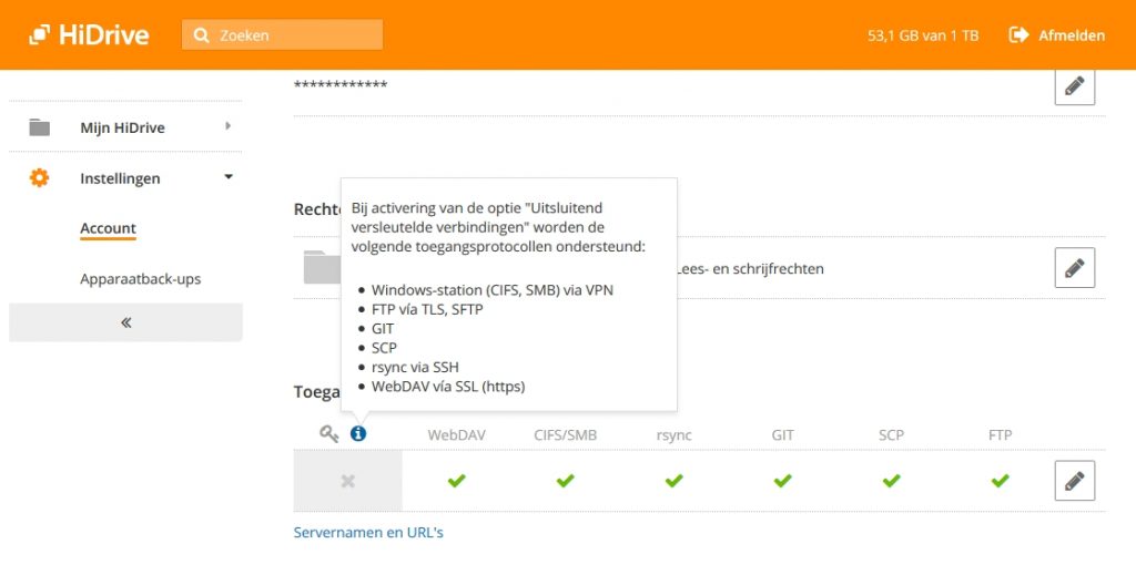 Bestanden veilig uitwisselen met HiDrive