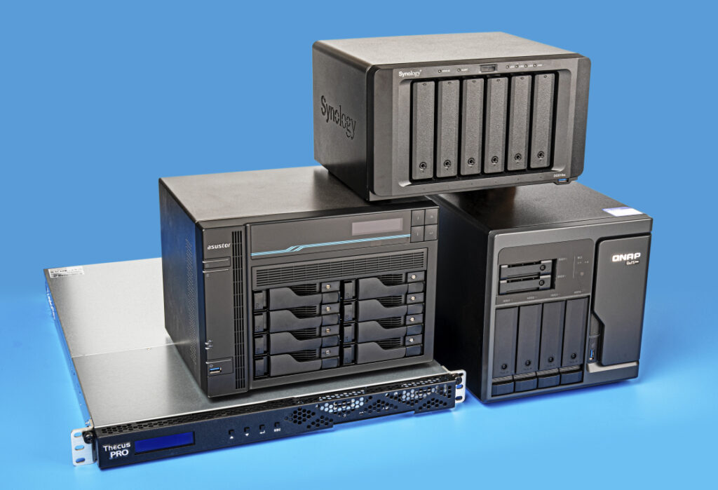 NAS met 10-gigabit ethernet - extra snelle NAS-systemen getest - c't