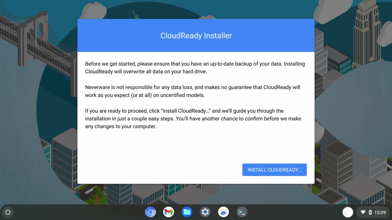 Chrome OS alternatief CloudReady installeren: gratis Chromebook - c't