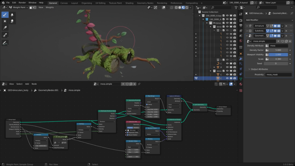 Gratis 3D-content software Blender 3.0 sterk verbeterd - c't