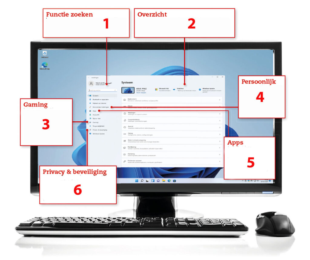 Windows 11 Instellingen aanpassen - c't