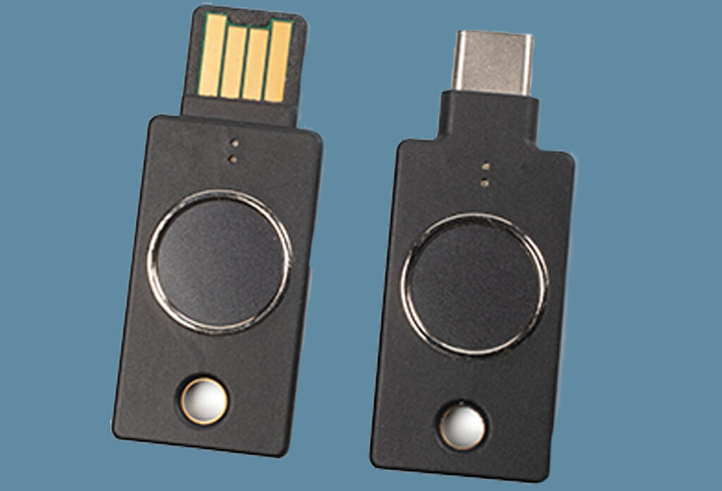 Vingerafdruksensor YubiKey Bio - review - c't