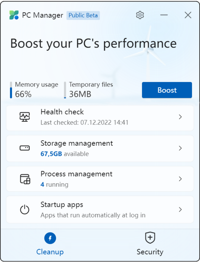 Microsoft PC Manager review: tuning-tool voor Windows