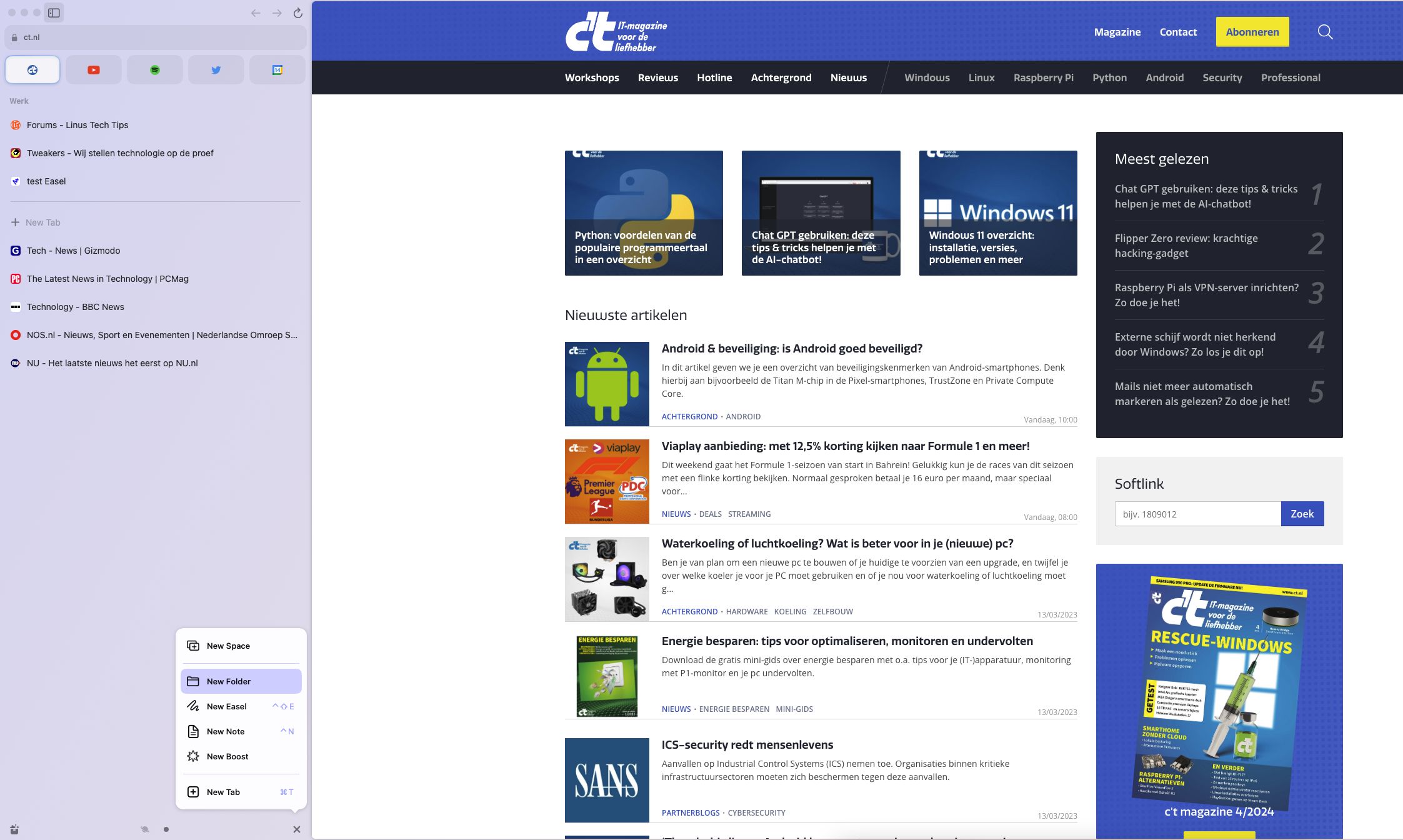 Arc Browser Review De Perfecte Vervanger Voor Safari Op MacOS Arc Browser Review De Perfecte Vervanger Voor Safari Op MacOS