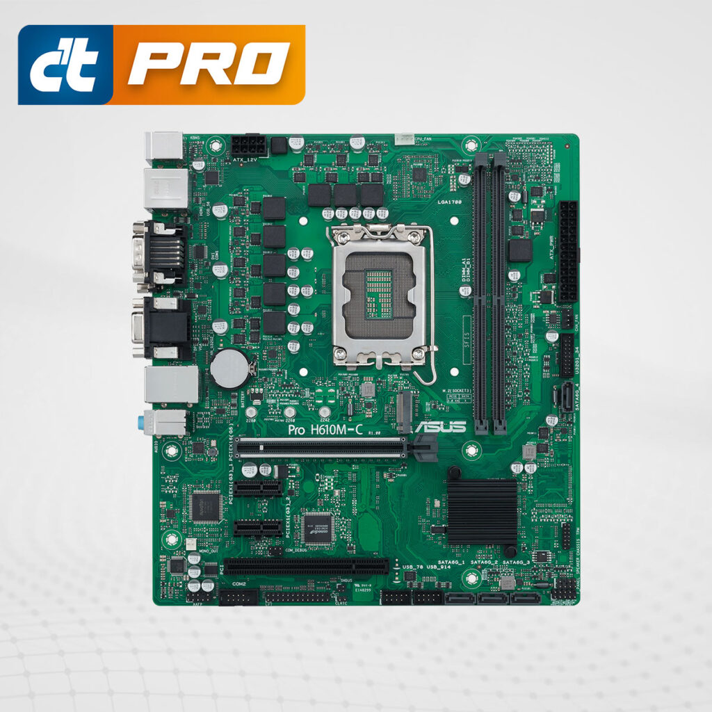 Asus Pro H610M-C-CSM review: betaalbaar moederbord met veel opties