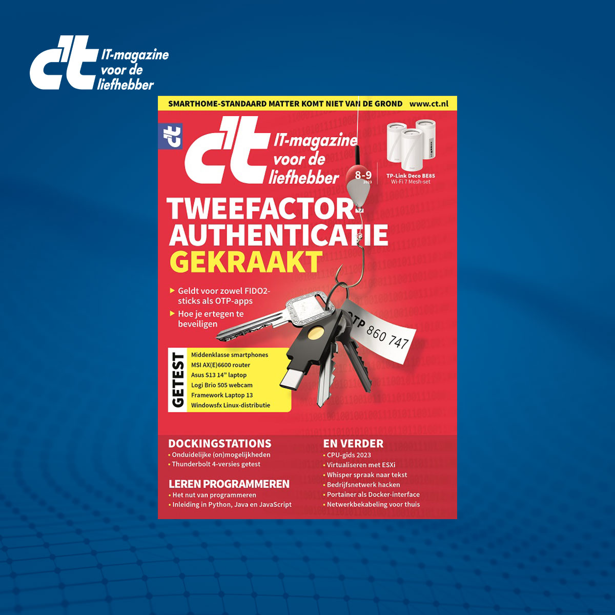 Tweefactorauthenticatie gekraakt - c't magazine 08-09/2023 staat voor je klaar - c't