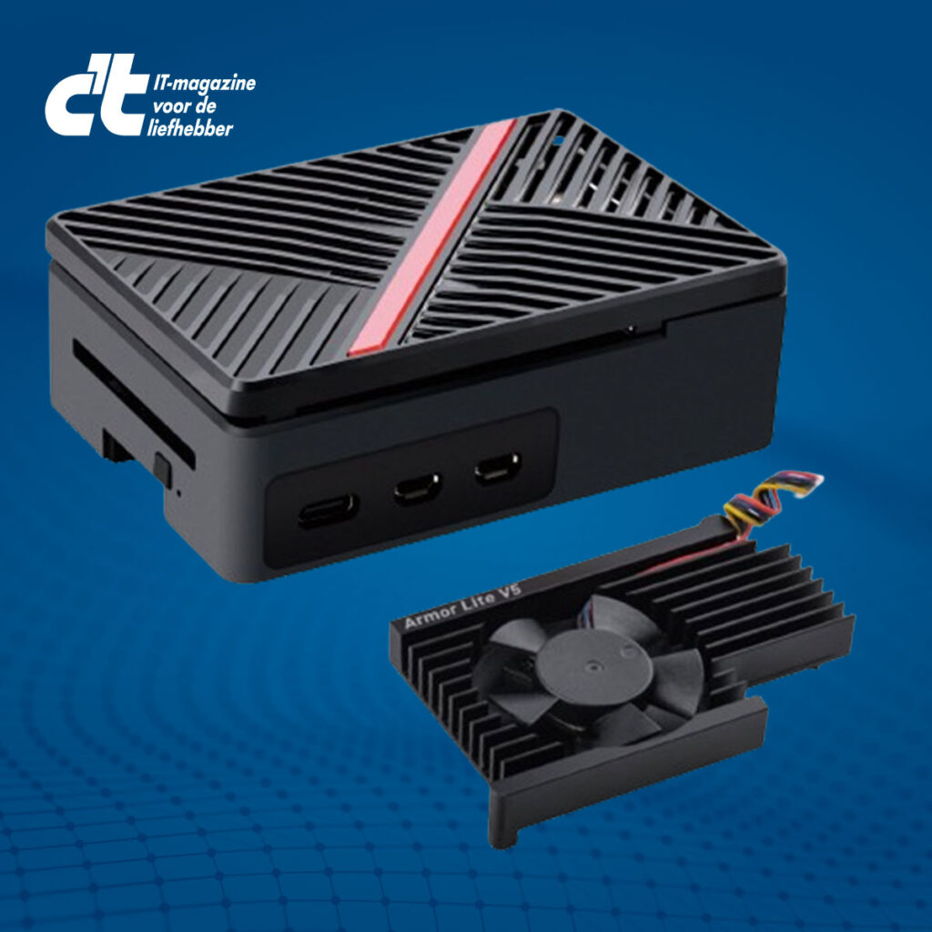 GeekPi Armor Case V5 review: aluminium behuizing voor Raspberry Pi 5