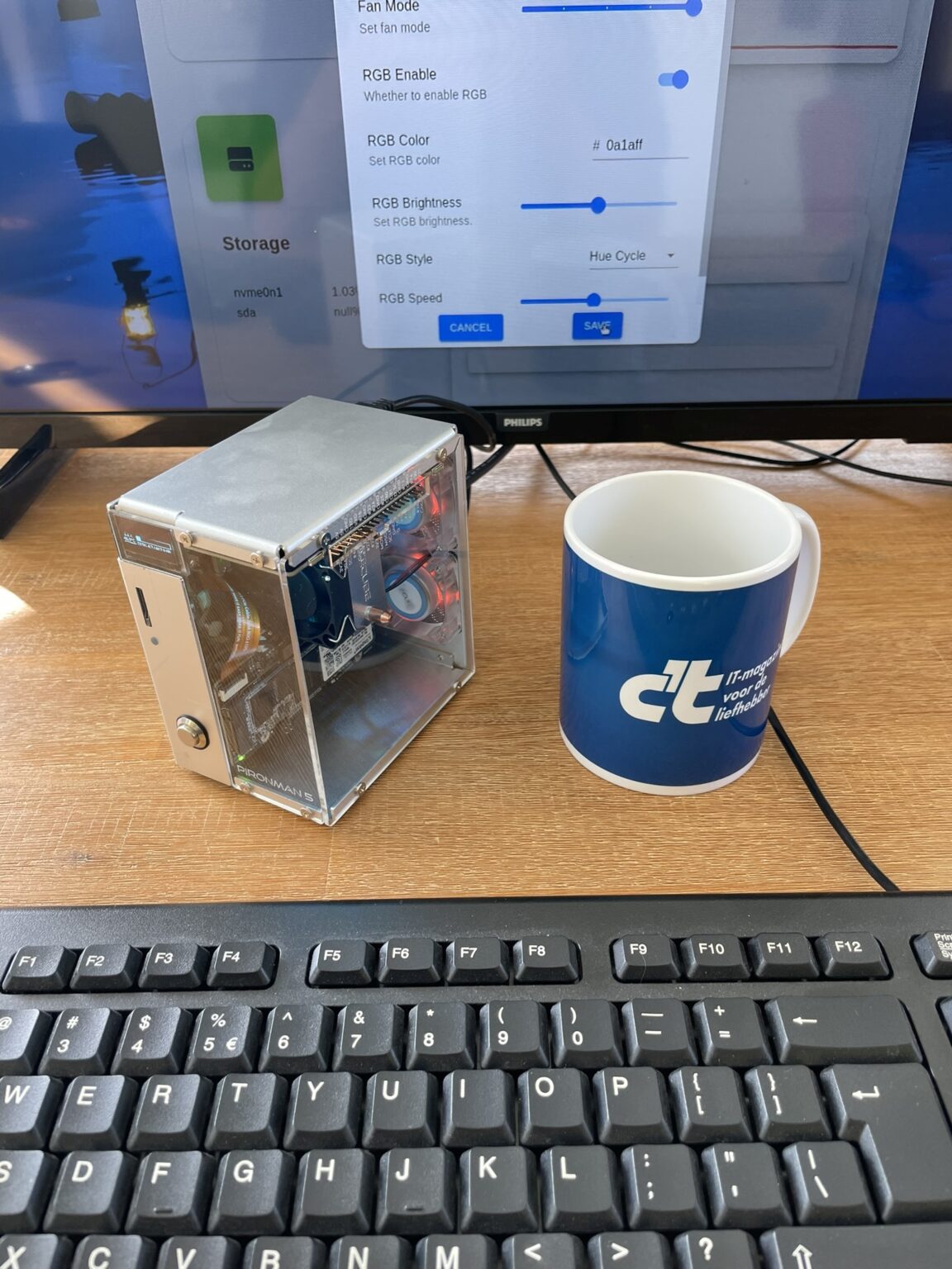 Pironman 5 review: je Raspberry Pi 5 omtoveren tot een RGB-mini-pc