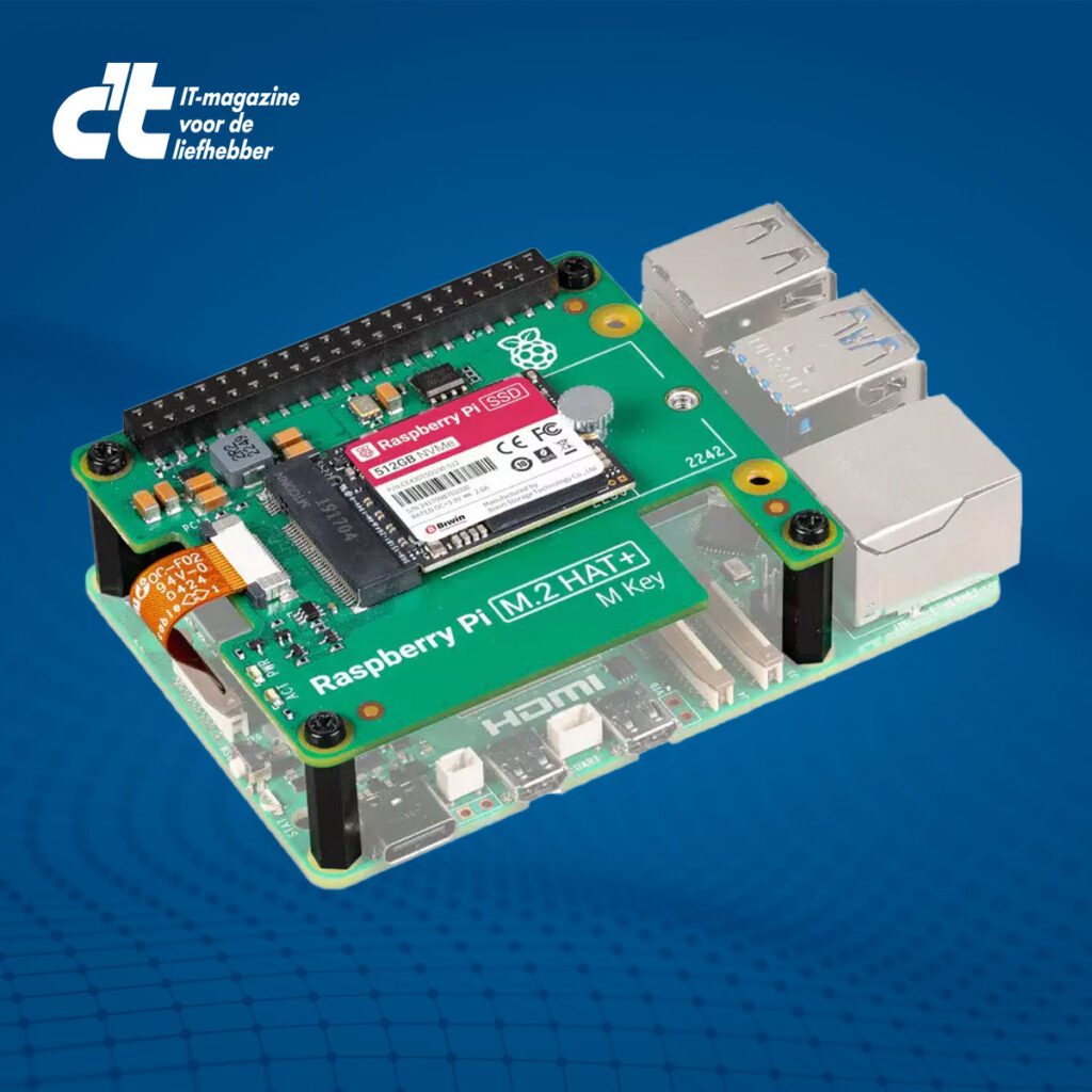 Raspberry Pi Foundation brengt een eigen Raspberry Pi-ssd uit