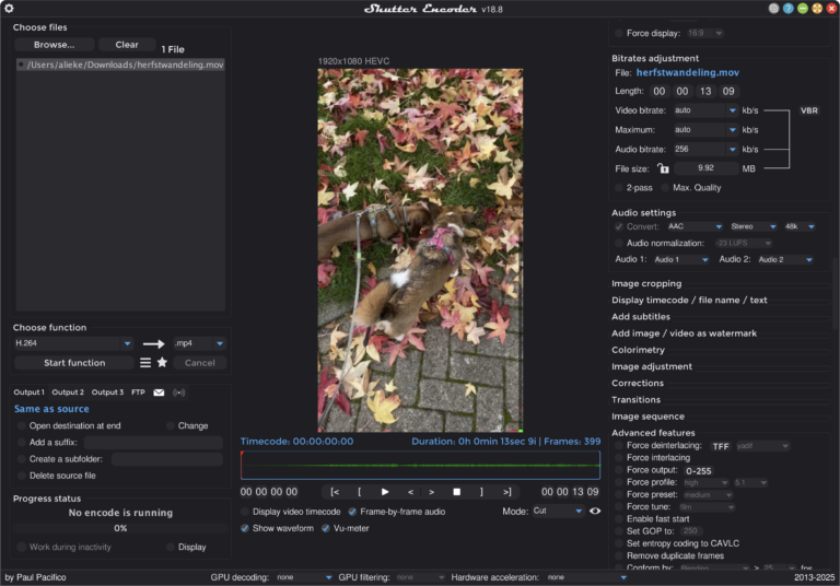 Shutter Encoder 18.7 review: gratis alternatief voor dure videotools